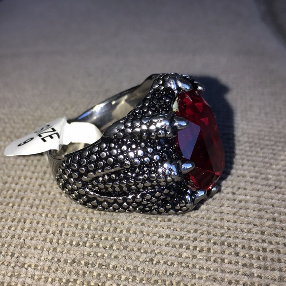 Jewelry | Nwts Beautiful Ruby Like Stone Ring Sz 9 | Poshmark